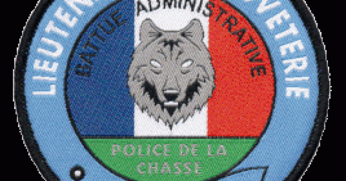 Écusson du Lieutenant de louveterie Écusson du Lieutenant de louveterie